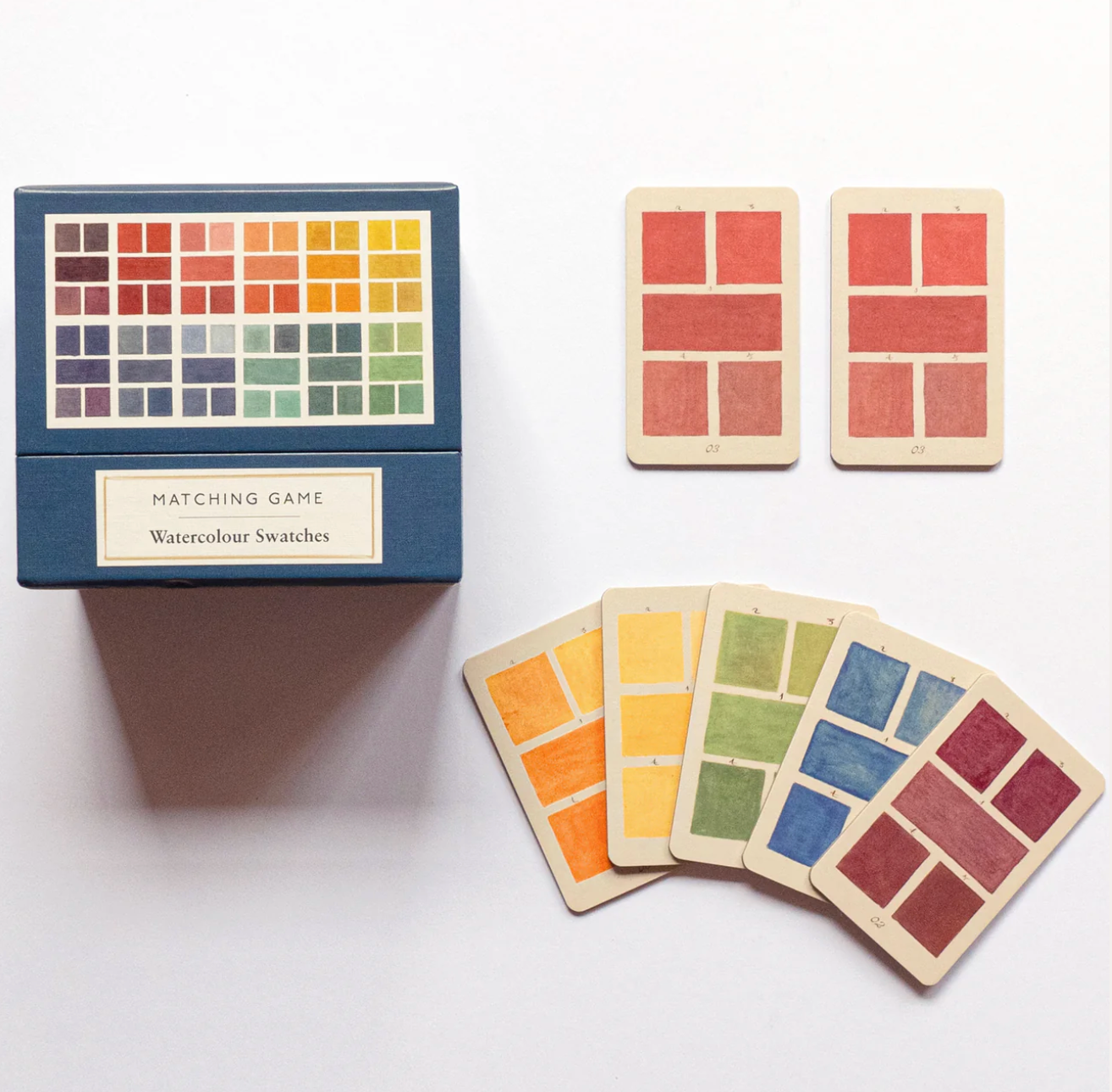 Roomytown Matching Game - Watercolor | Denizen